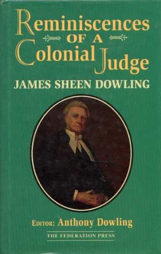 Buy Reminiscences of a Colonial Judge Book Online at Low Prices in ...