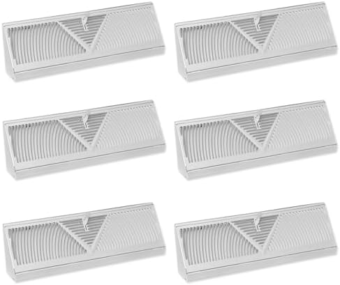6 Pcs Baseboard Diffuser Register 15 Inch Duct Opening Size HVAC Corner ...