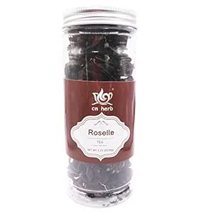 Amazon.com : cn herb Roselle Tea 35g Whole Flower Natural Red Dried Flower Fruit Tea : Grocery ...