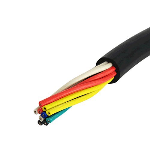 Amazon.co.jp: 太陽ケーブルテック(太陽・富士) 2PNCT 8sq 10芯 600V耐圧 クロロプレンゴムキャブタイヤケーブル (8mm 10c) (切り売り 1m～) SD ...