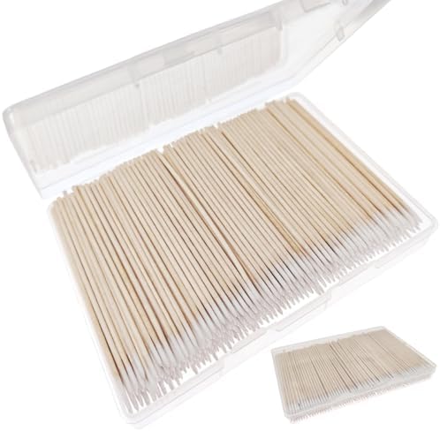 Amazon.com : RIKWOG 200pcs Pointed Cotton Swabs, 4 inch Precision ...