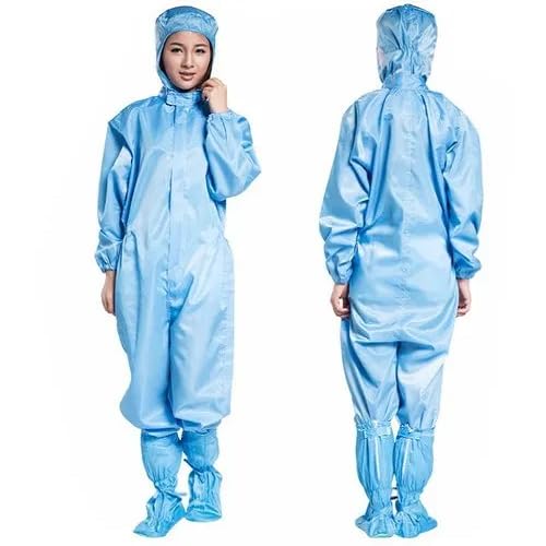 Sky Antistatic Coveralls, (ESD) Safe Cover all 5 MM Grid Type Size free ...