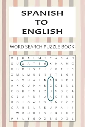 Amazon.com: Spanish to English Word Search Puzzle Book: 56 Puzzles ...