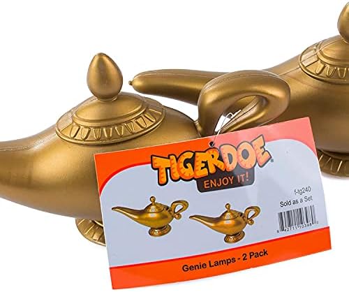 Amazon.com: Tigerdoe Genie Lamp - 2 Pack - Magic Lamp - Genie Costume ...