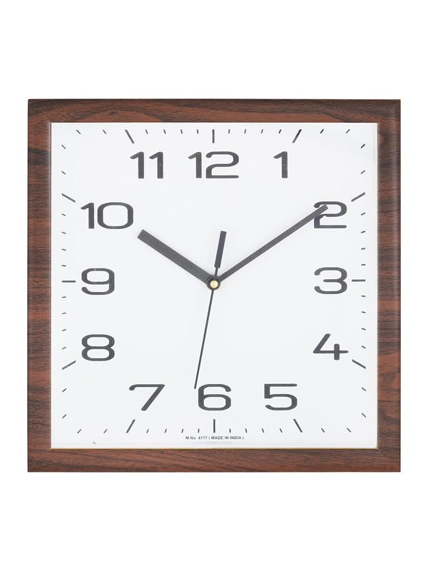 Buy VICTOR Classic Square Plastic Case Analog Home/Office Decor Wall ...