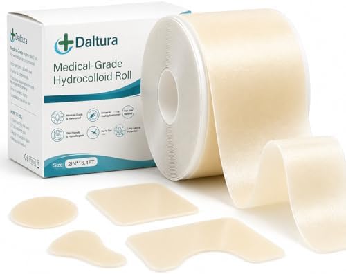 Amazon.com: Daltura Medical Grade Hydrocolloid Bandage Roll, 2” x 16ft ...