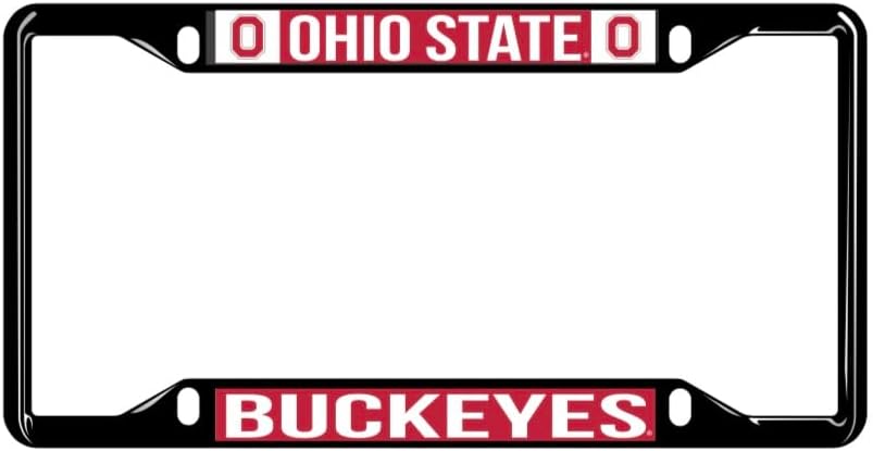 Amazon.com: Ohio State Buckeyes Black Tag Frame : Sports & Outdoors