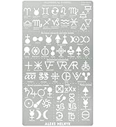 Amazon.com: Aleks Melnyk No.34 Metal Stencils, Pyrography, Wood Burning ...