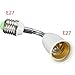 E27 to E27 Light Lamp Bulb All Direction Extension Adapter Extenders ...