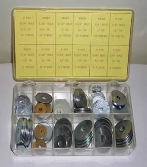 Amazon.com: Fender Washer Assortment 100 Pieces 3/16 -3/8 Inch : Automotive