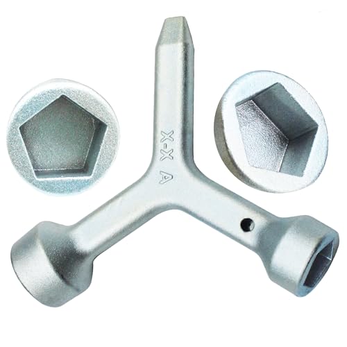 Snapklik.com : Rsoise Meter Curb Box Key MKF2 Triangular Curb Box ...