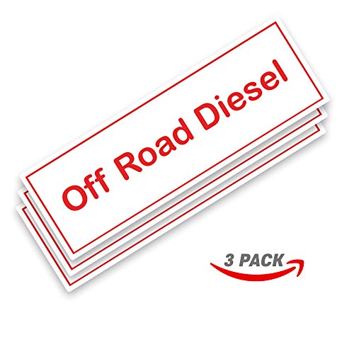 Off Road Diesel Sticker, Labels for Fuel Storage Tanks - - Want It All