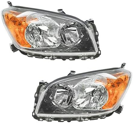 Amazon.com: Headlight Assembly Set Headlights Driver & Passenger Side ...