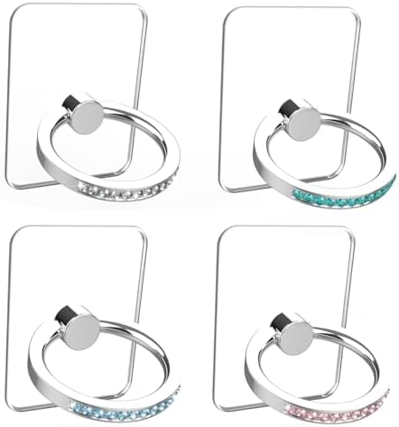 Amazon.com: KutumyQC Transparent Phone Ring Holder 4 Pcs, Clear Cell ...