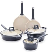 Amazon.com: GreenLife Click 10-Piece Ceramic Nonstick Cookware Set ...