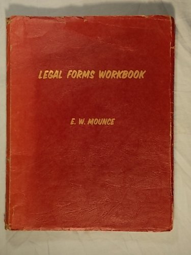 Mounce's Legal forms workbook: Mounce, Earl Winifield: 9780697082053 ...