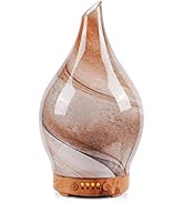 Amazon.com: Porseme 150ml Essential Oil Diffuser Glass Color Changing ...