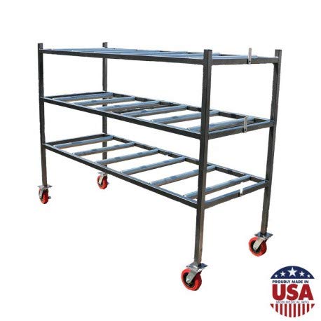 MOBI 4-Tier END Loading Roller BAR MORTUARY/Morgue Storage Rack: Amazon ...