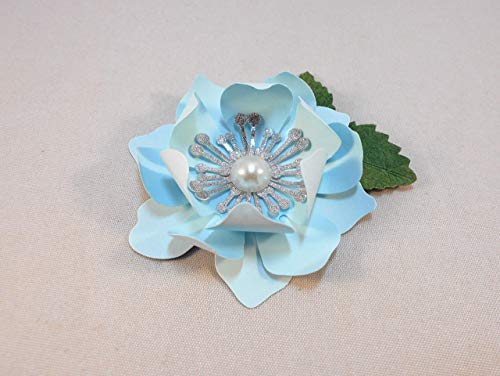 Amazon.com: Paper Flower Craft Kit, Pre Cut Paper Flowers, Makes 3 ...