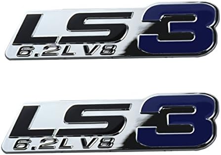 Amazon.com: Aimoll LS3 6.2L V8 Engine Emblems Badge, for Gm Chevy ...