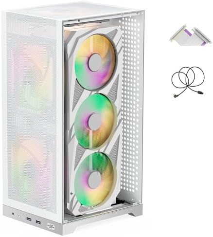 Amazon.com: ShinySnake L400 Mesh ITX Computer Chassis - 12.1L Compact ...
