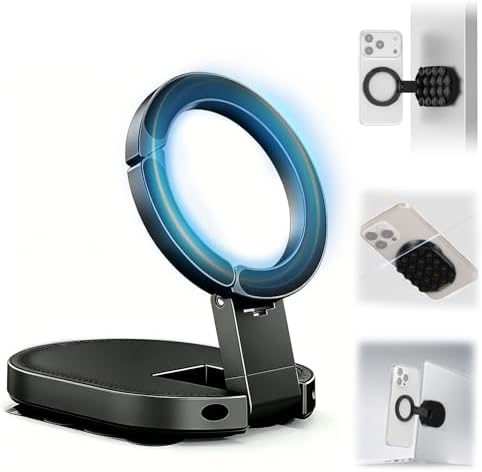 ZORBES® Foldable Magnetic Phone Holder with Suction Cup Phone Mount ...