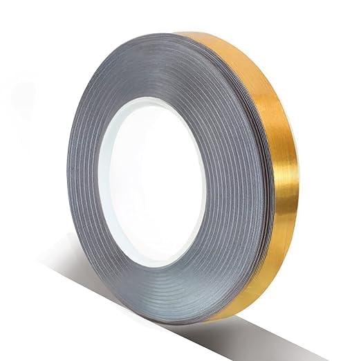 BRIGHTZONE Gold Metalized Polyester Mylar Film Tape with Acrylic ...