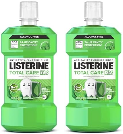 Amazon.com : Listerine Total Care Kids Mouthwash, ADA Accepted, Alcohol ...