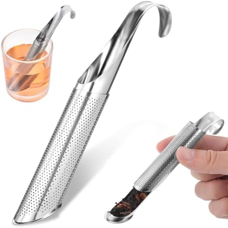 Amazon.com: Stainless Steel Tea Infuser Tea Artifact Creative Pipe Tea ...
