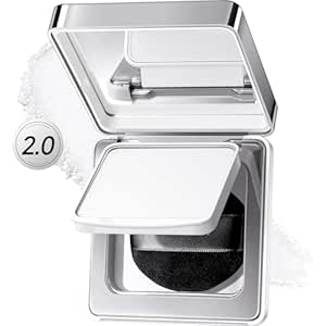 Amazon.com : CARSLAN 2.0 Black Magnet Soft Focus Powder, Waterproof Translucent Pressed Setting ...