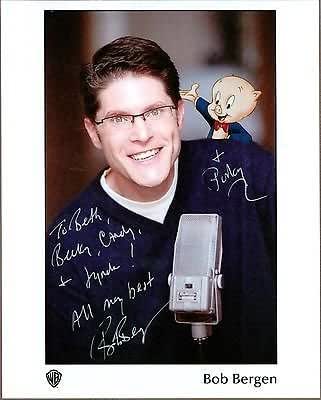 Bob Bergen, Voice Actor, Signed & Inscribed 8" x 10" Color Photo, COA ...