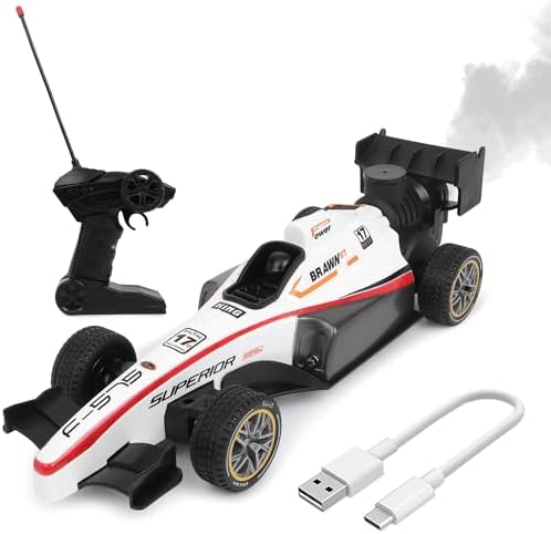 VGRASSP Rechargeable Racing Car Toy for Kids with 2.4 GHz Long Range ...