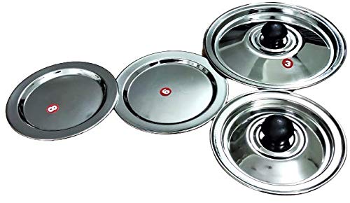 Starlinks® Heavy Duty Stainless Steel Lid for Vessels Moodi - 4Pcs. Dia ...
