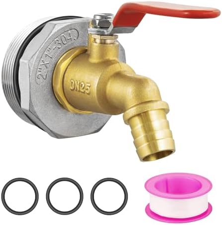 Amazon.com: Enoch's Land 55 Gallon Drum Spigot,2" Brass Barrel Faucet ...