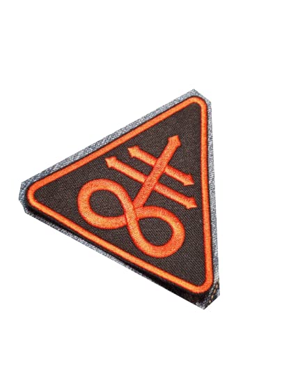 Amazon.com: Iron on Patch - Leviathan Cross half diamond or Hell Club ...
