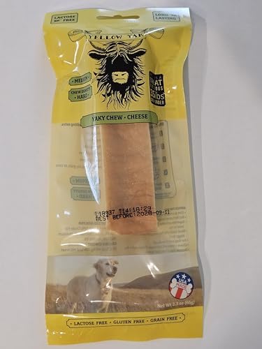 Amazon.com : Yellow Yak Yaky Cheese Medium Dog Chews, 2.3 Ounces (Pack ...