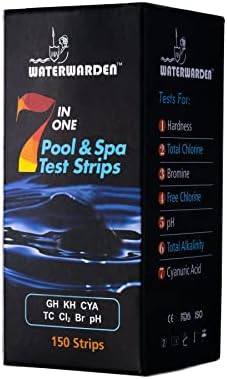 Amazon.com : WaterWarden 7-Way Pool Testing Strips - Pool, Hot Tub and ...