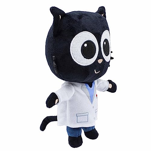 Milo Black Cat Plush Stuffed Animal – 20cm Doctor Milo Soft Toys from ...