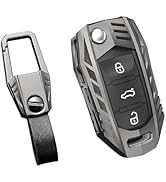 Amazon.com: Ocezbiis For Audi Key Fob Cover,Keychain,Zinc Alloy ...