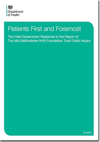 Buy Patients first and foremost: the initial Government response to the ...