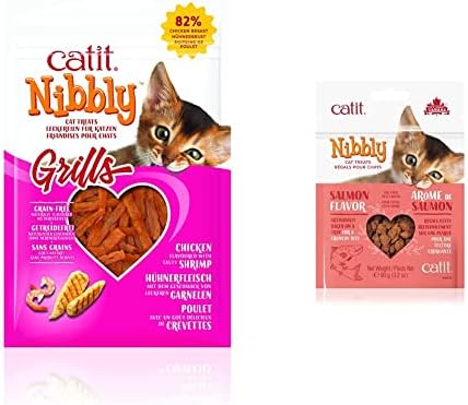 Catit Nibbly Grills Chicken and Shrimp Recipe + Catit Nibbly Cat Treats ...