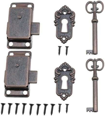 Antique Cabinet Lock Full Mortise Vintage Spring Drawer Lock with Key ...