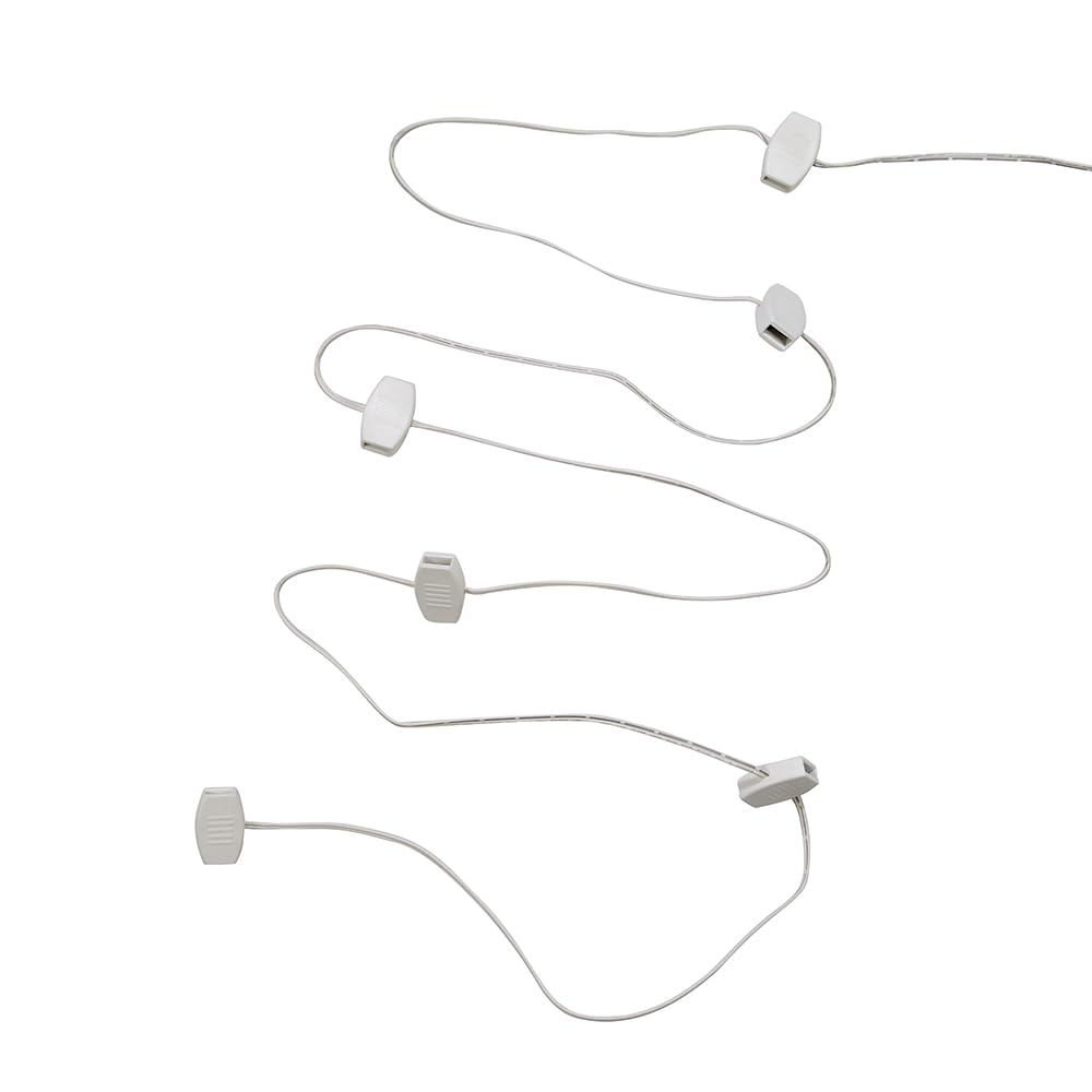 Amazon.com: USB White Wire Extension Cord with 12 Power Outlets ...