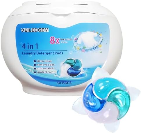 Amazon.com: Heigble 200 Count Laundry Detergent Pods Bulk 4 in 1 ...