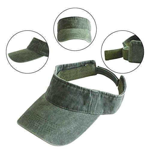 Snapklik.com : HH HOFNEN Sports Sun Visor Hats Twill Ball Adjustable ...