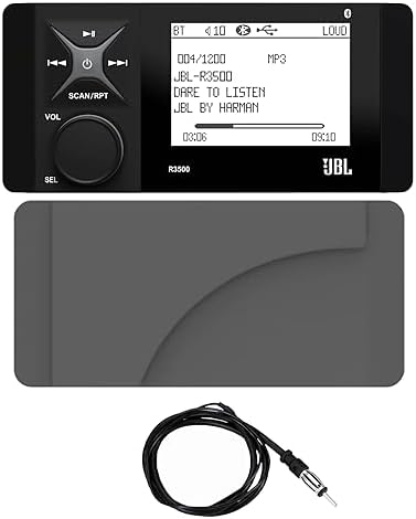 Amazon.com: JBL 4" LCD Display Bluetooth Marine Yacht AM/FM AUX/USB ...