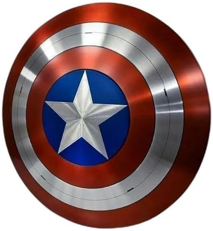 Premium Captain Shield Metal Replica Handmade Captain Round 18 Inch ...