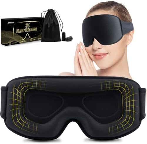 Amazon.com: AOAWI 3D Contoured Cup Sleeping Eye Mask Soft and gentle ...