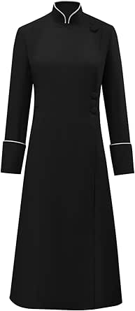 Piwixotu Clergy Robes Women Minister Pastor Preaching Cassock Church ...