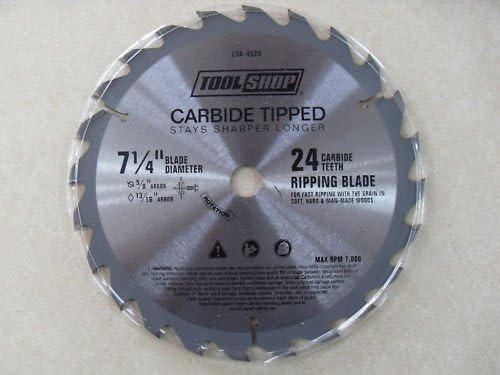 Carbide Tipped 7-1/4" Ripping Blade-24 Tooth - Circular Saw Blades ...